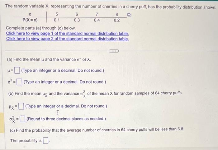 Solved The random variable X, representing the number of | Chegg.com