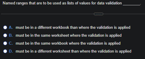 Solved Validation ________ ﻿are constraints that limit what | Chegg.com