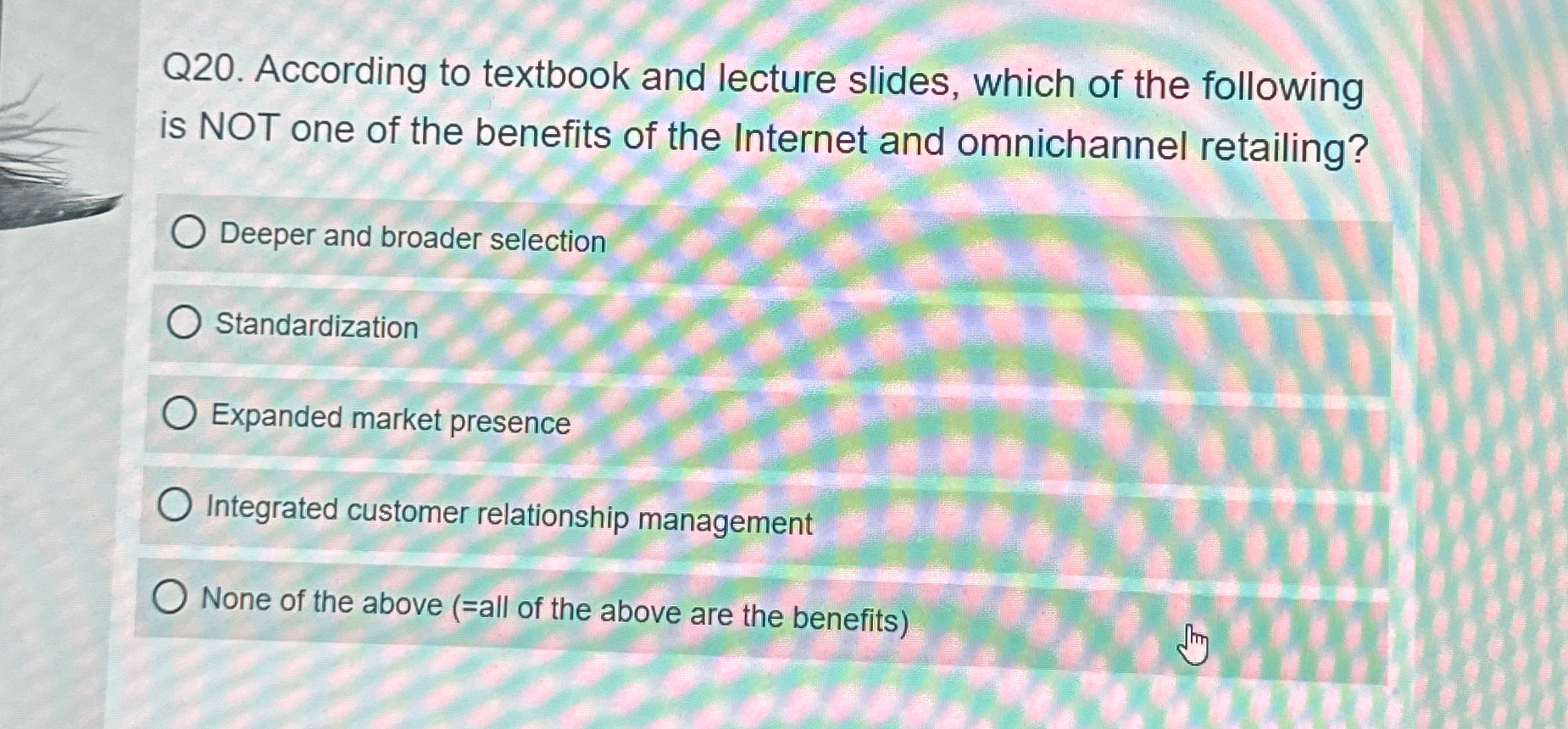 Solved Q20. ﻿According to textbook and lecture slides, which | Chegg.com