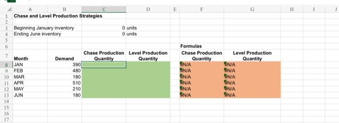 Excel Onilne Structured Activity: Chase Production | Chegg.com