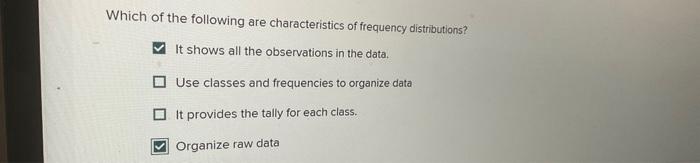 Solved Which of the following are characteristics of | Chegg.com