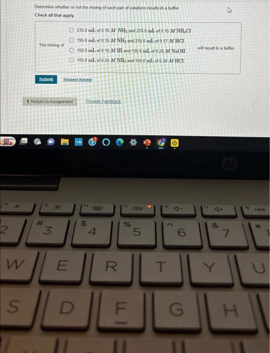 f2 2 W Determine whether or not the mixing of each | Chegg.com