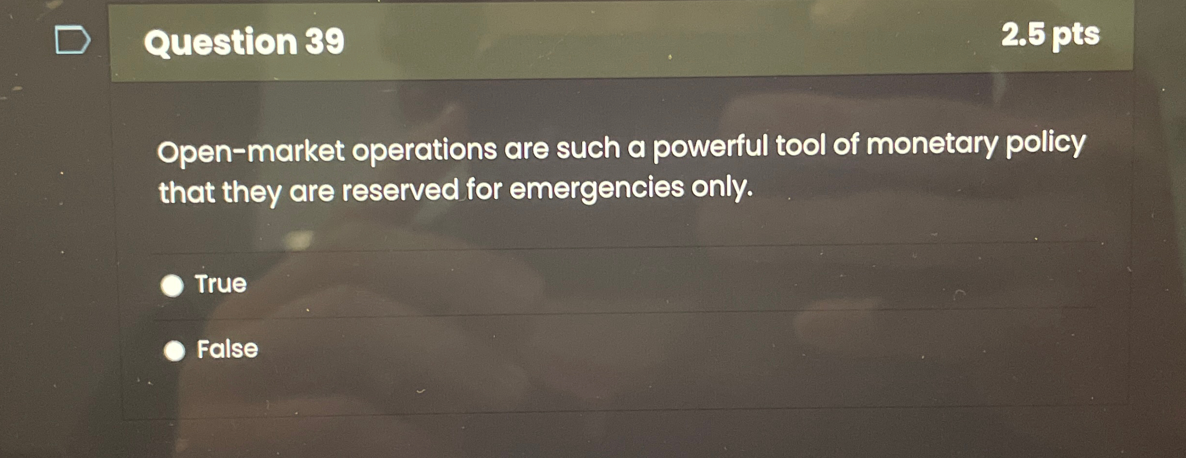 Solved Question 392.5 ﻿ptsOpen-market operations are such a | Chegg.com