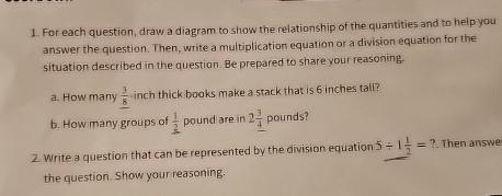 Solved For each question, draw a diagram to show the | Chegg.com