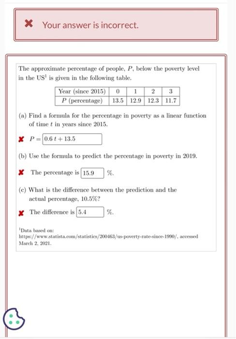 Solved The approximate percentage of people, P, below the | Chegg.com