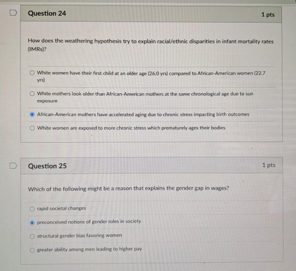 Solved Question 24 1 pts How does the weathering hypothesis | Chegg.com