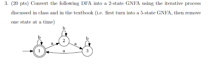 Solved (20 ﻿pts) ﻿Convert the following NFA into a DFA: | Chegg.com