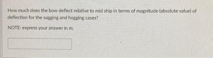 Solved An Oil Tanker is in extremely rough seas such that it | Chegg.com