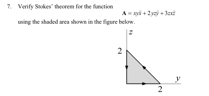 Verify Stokes' theorem for the | Chegg.com