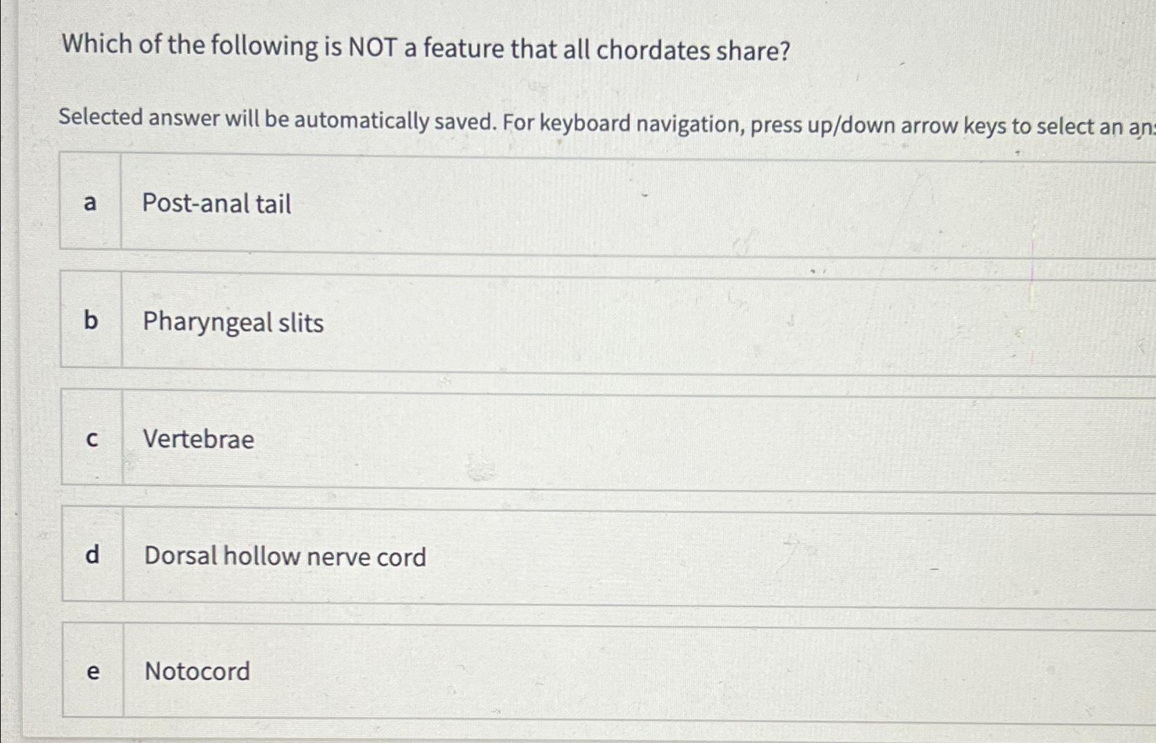 Solved Which of the following is NOT a feature that all | Chegg.com