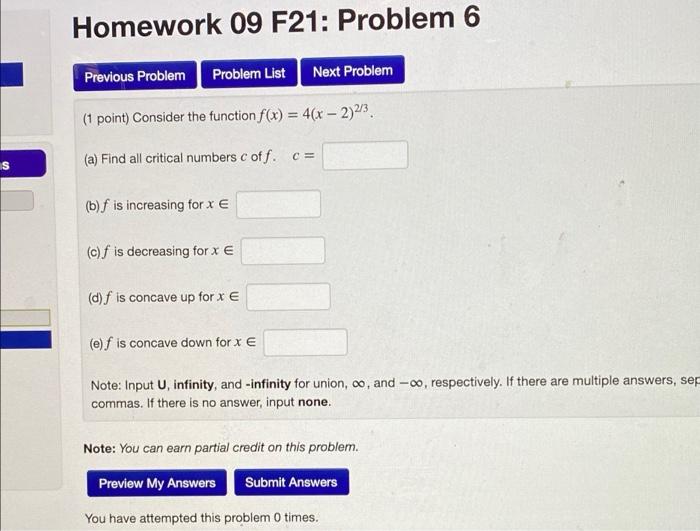 Solved Homework 09 F21 Problem 6 Previous Problem Problem 1432
