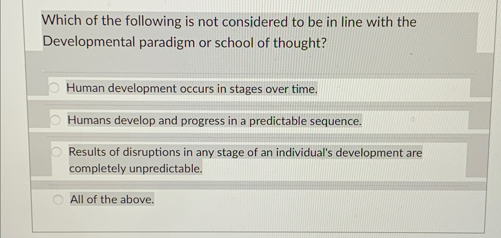 Solved Which of the following is not considered to be in | Chegg.com
