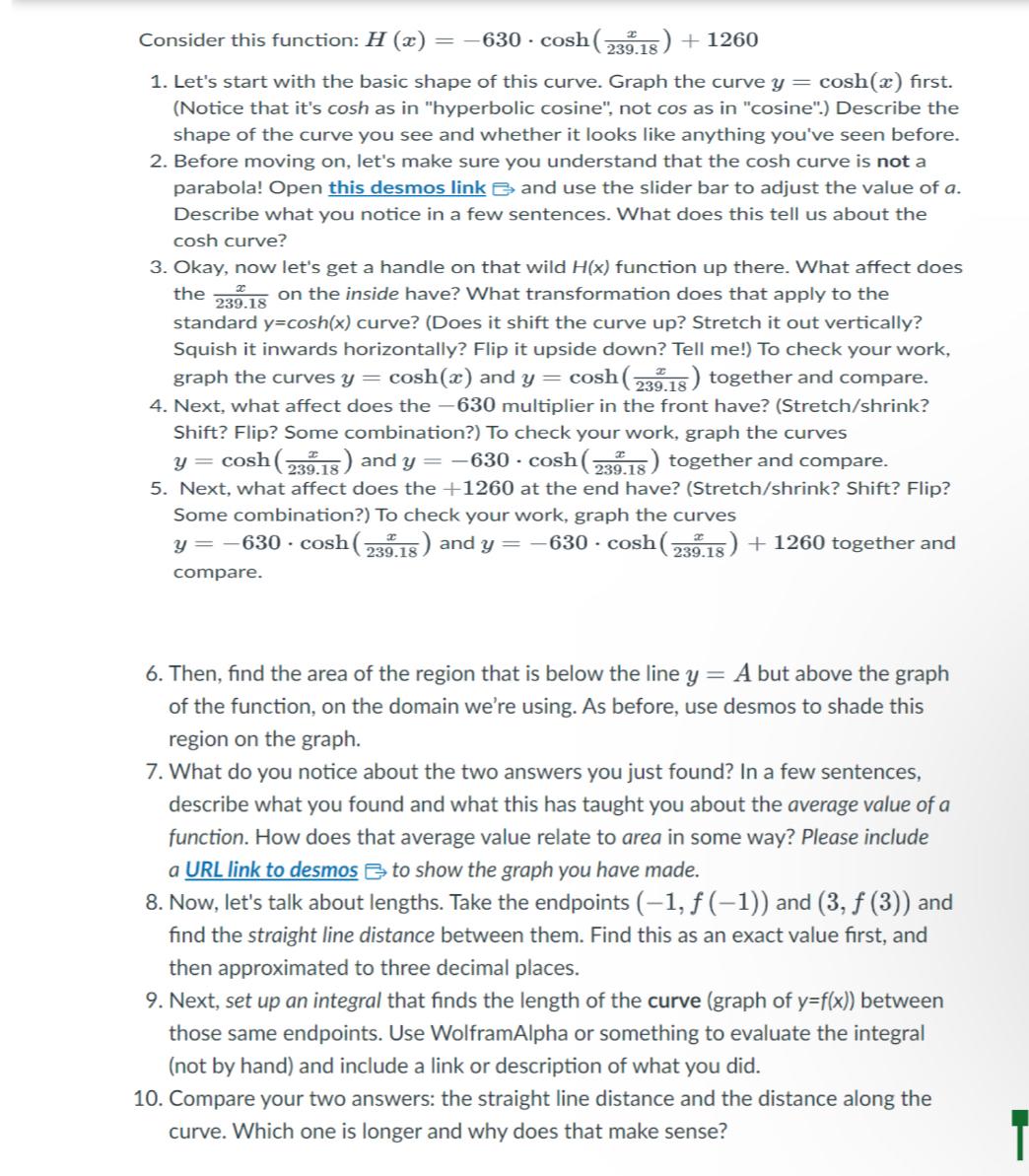 Solved Consider this function: | Chegg.com