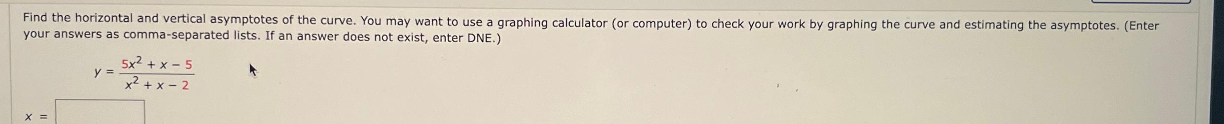 Solved your answers as comma-separated lists. If an answer | Chegg.com