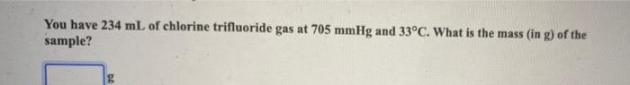 Solved A sample of Freon-12 (CF2Cl2) occupies 10.0 L at 305 | Chegg.com