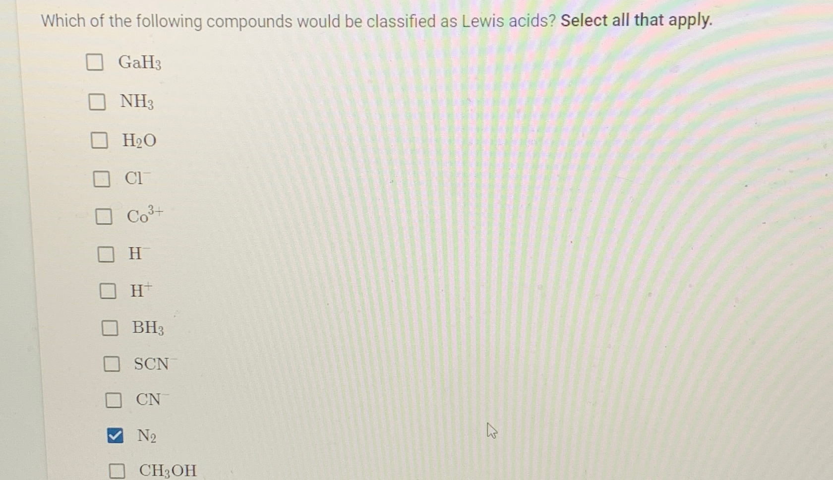 Solved Which of the following compounds would be classified | Chegg.com