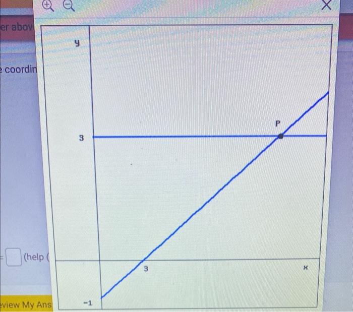 Solved find the coordinates of the point P | Chegg.com