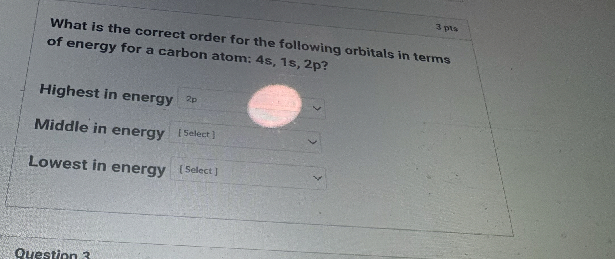 Solved What is the correct order for the following orbitals | Chegg.com