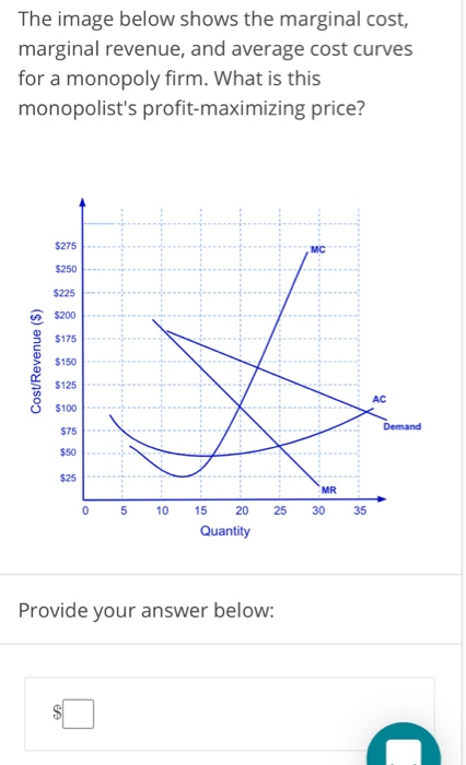 Solved The image below shows the marginal cost, marginal | Chegg.com