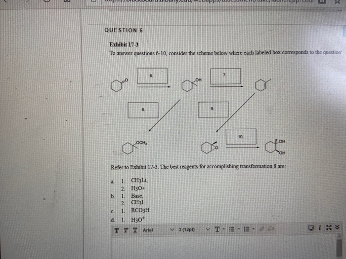 Solved CSPUILU QUESTION 6 Exhibit 17-3 To answer questions | Chegg.com Solved CSPUILU QUESTION 6 Exhibit 17-3 To answer questions | Chegg.com