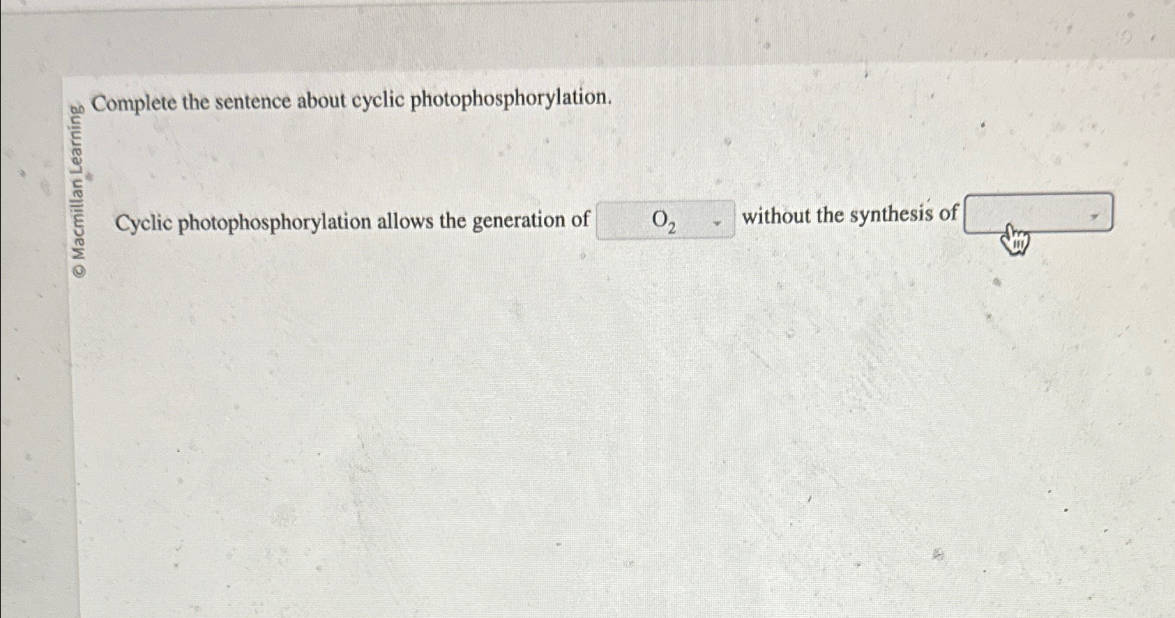 Solved Complete the sentence about cyclic | Chegg.com
