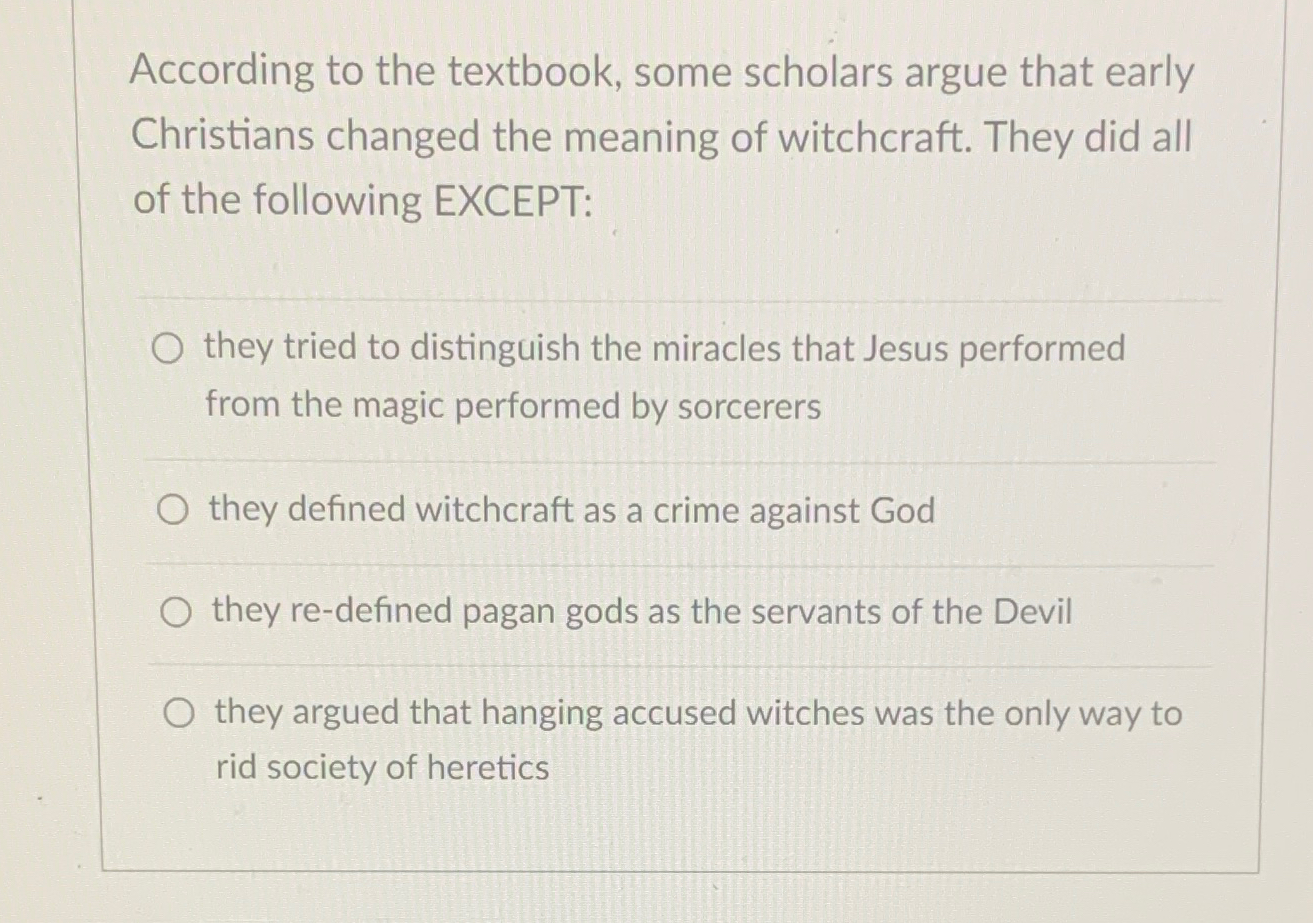 Solved According to the textbook, some scholars argue that | Chegg.com