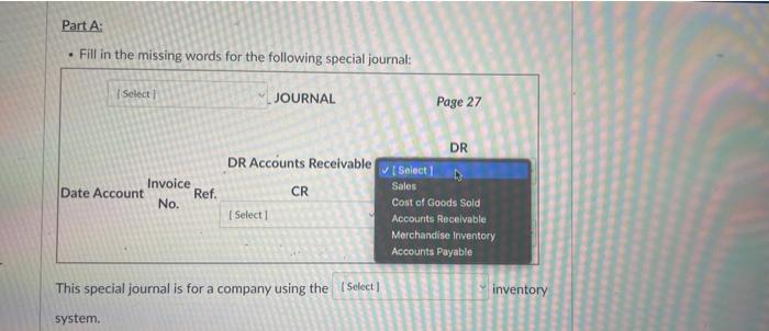 Solved JOURNAL Page 27 DR DR Accounts Receivable Date | Chegg.com