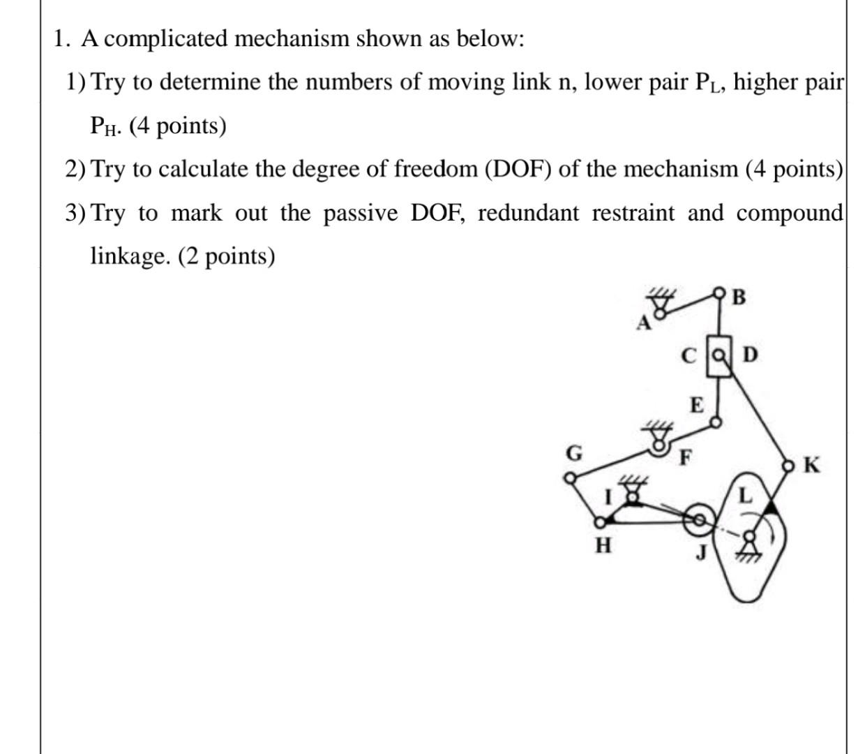 Solved 1. A complicated mechanism shown as below: 1) Try to | Chegg.com