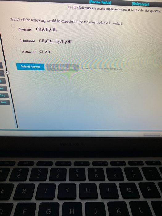 Solved [Review Toples] [References) Use the References to | Chegg.com
