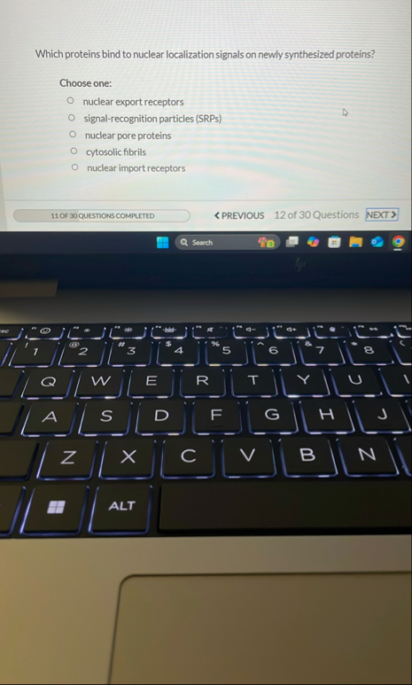 Solved Which proteins bind to nuclear localization signals | Chegg.com