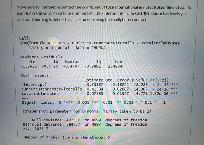 Solved Make sure to interpret in context the coefficient of | Chegg.com
