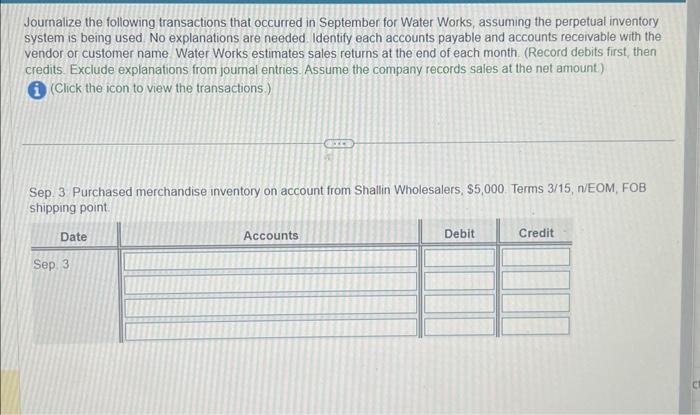 Solved Journalize the following transactions that occurred | Chegg.com