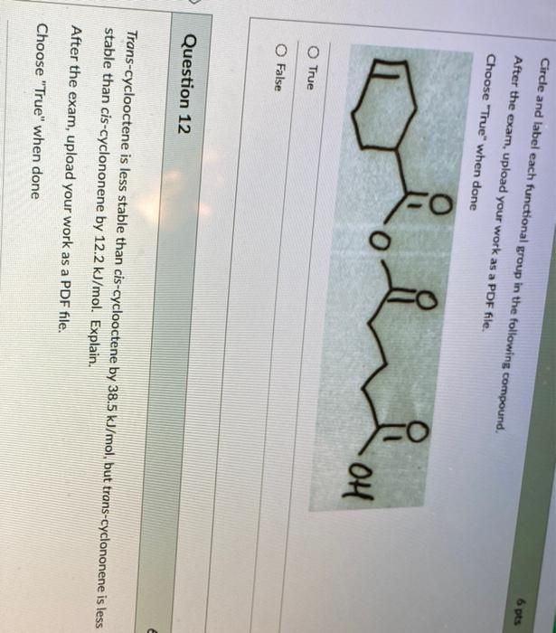 Solved Circle and label each functional group in the | Chegg.com