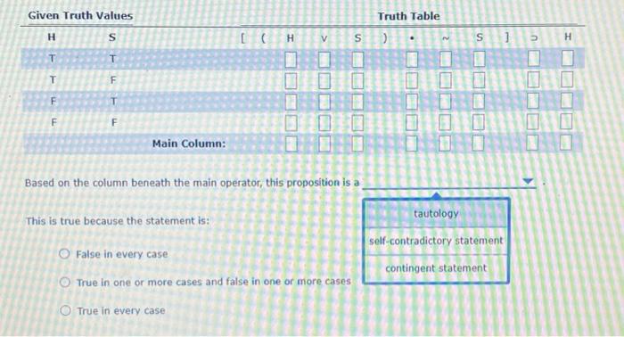 8. Classifying Statements-Practice 2 In propositional | Chegg.com