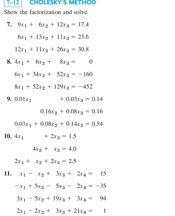 Solved Show the factorization and solve. 7. | Chegg.com