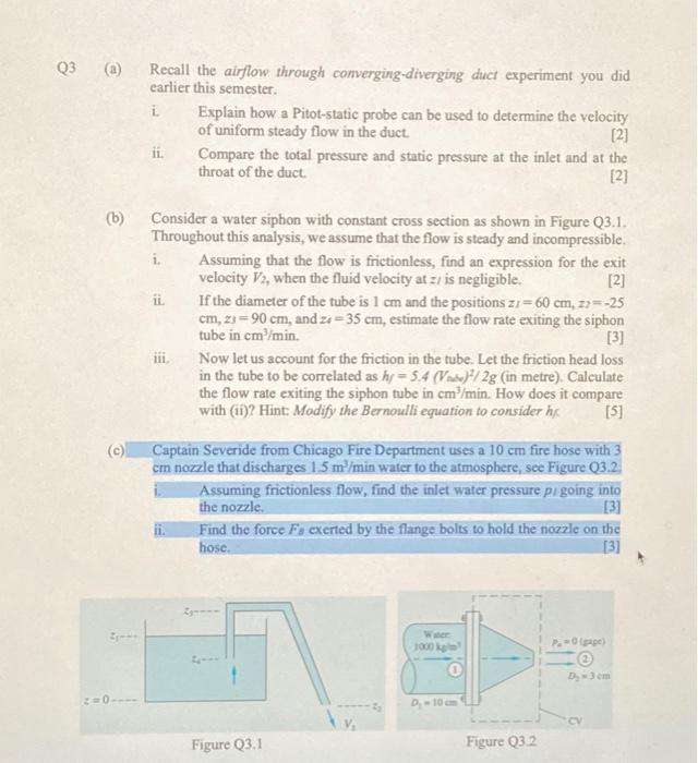 Solved (a) Recall the airflow through converging-diverging | Chegg.com