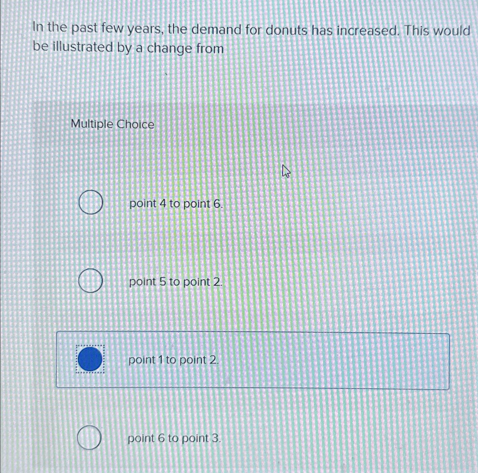 Solved In the past few years, the demand for donuts has | Chegg.com