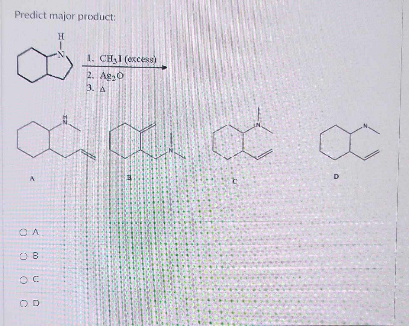 Solved Predict major product:Pick the structure of the major | Chegg.com