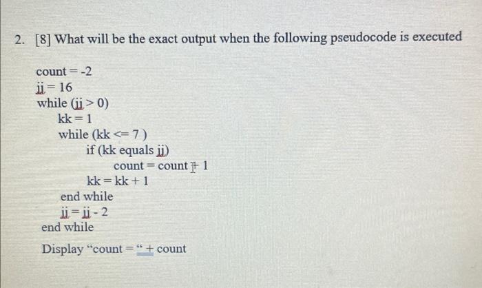 Solved Loop/Repetition, Selection/Decision In the following | Chegg.com