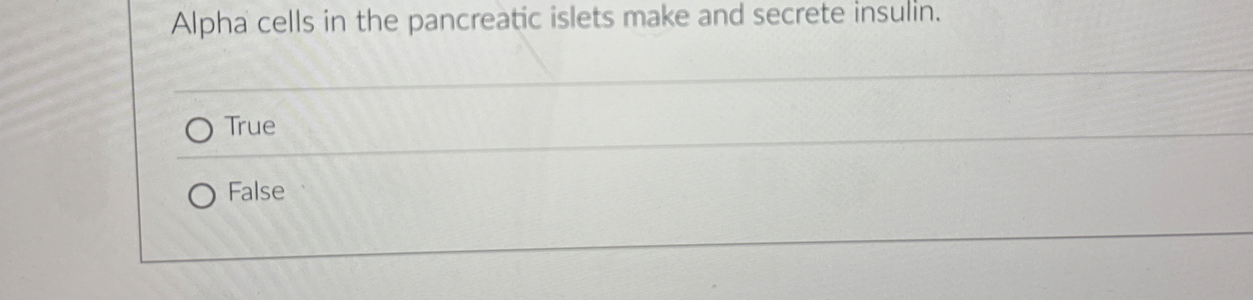 Solved Alpha cells in the pancreatic islets make and secrete | Chegg.com