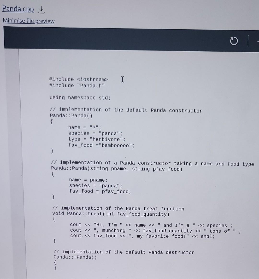 Solved When we write classes in C++ it is good practice to | Chegg.com