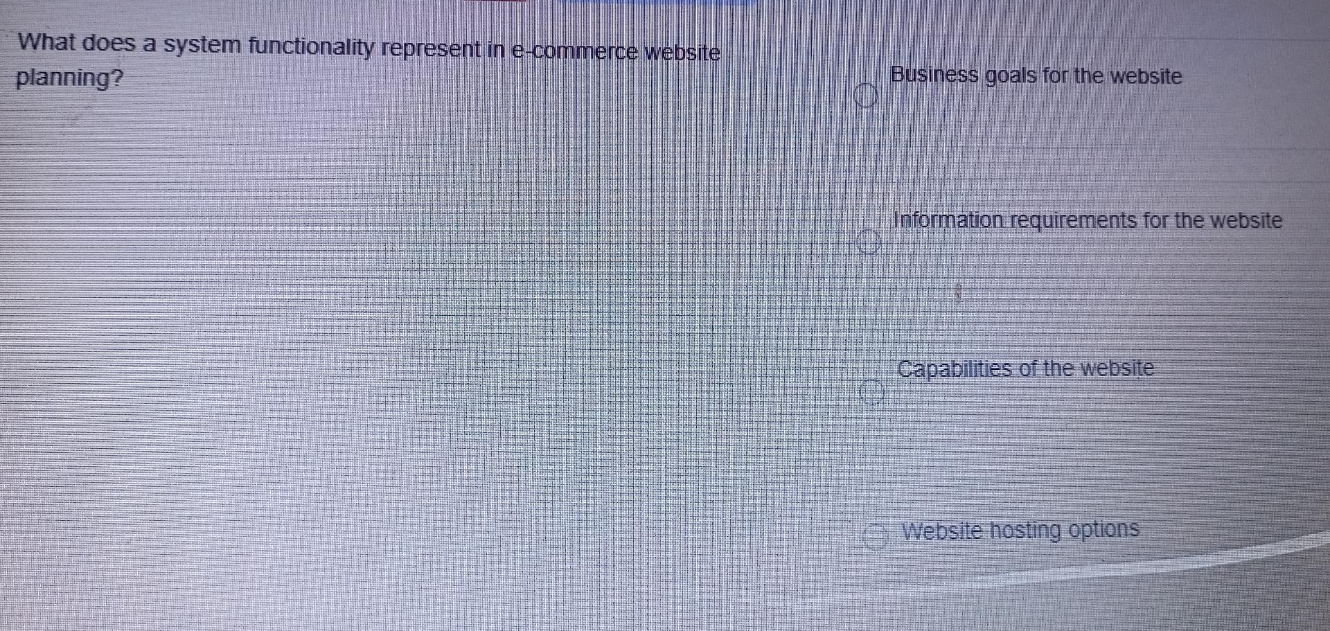 Solved What does a system functionality represent in | Chegg.com
