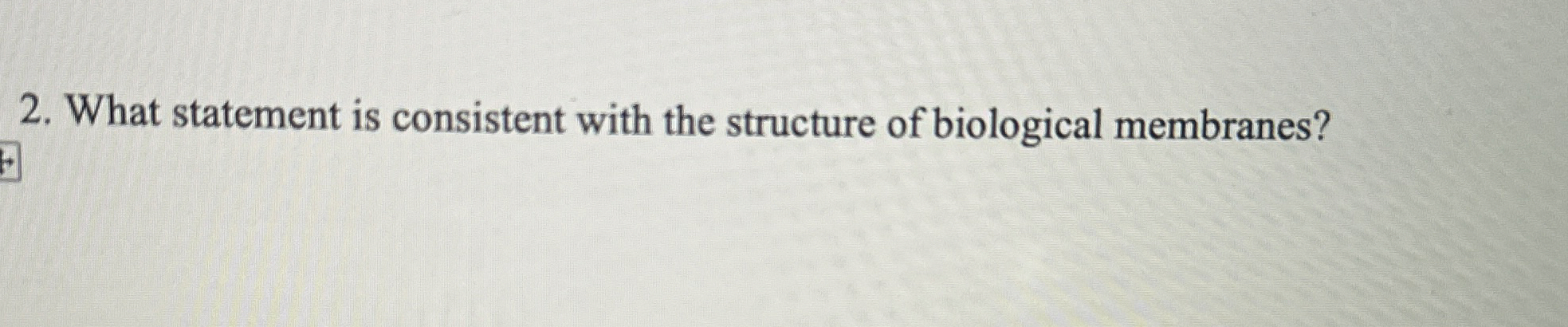 Solved What statement is consistent with the structure of | Chegg.com