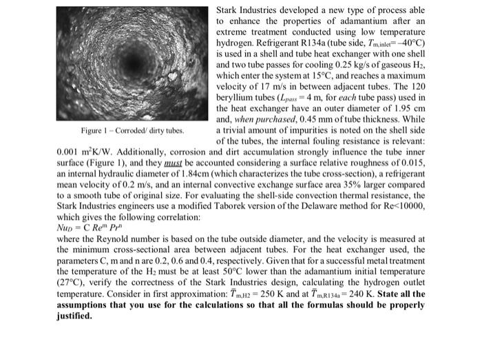 Solved Stark Industries developed a new type of process able | Chegg.com