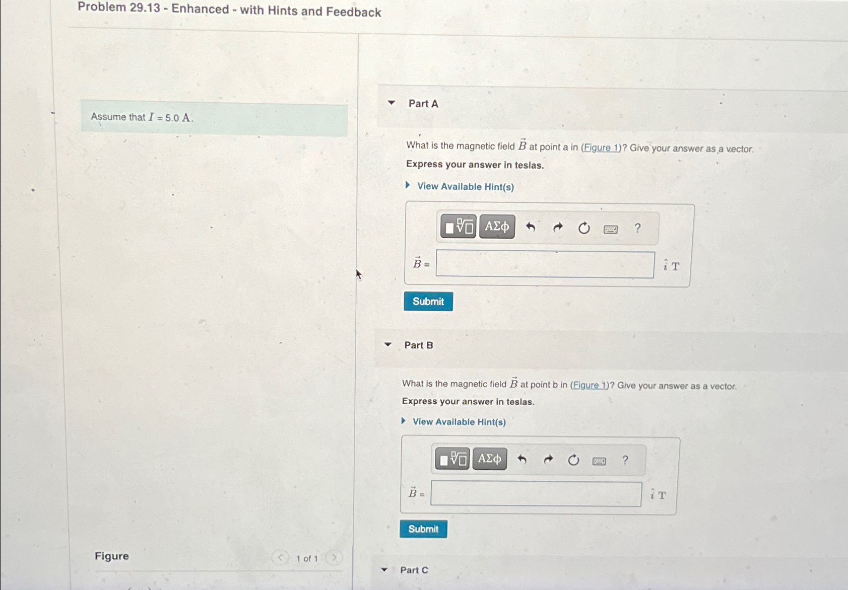 Solved Problem 29.13 - ﻿Enhanced - ﻿with Hints and | Chegg.com