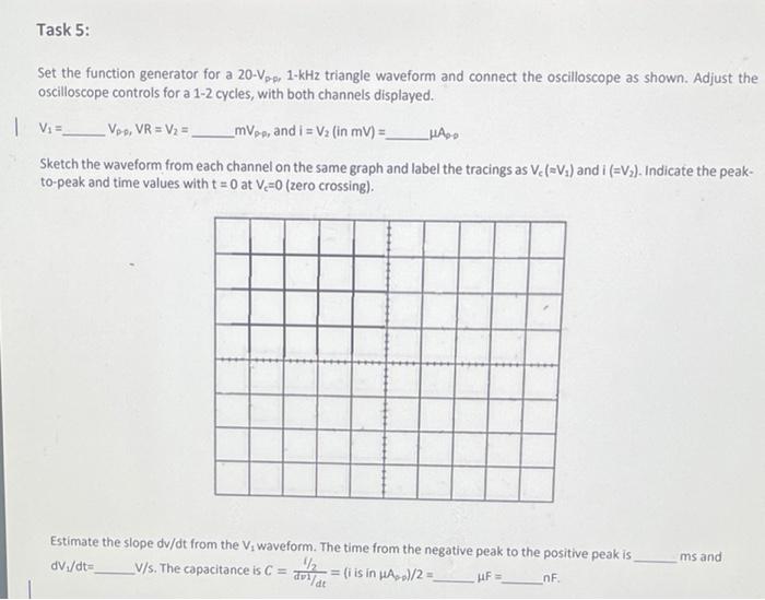 Solved Task 4: Construct the test circuit shown in Figure 1, | Chegg.com