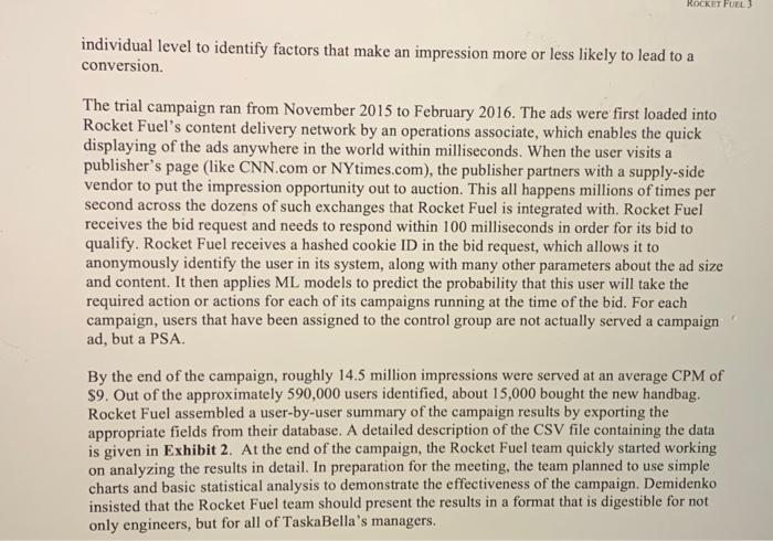 Solved It was a typical foggy morning in the San Francisco | Chegg.com