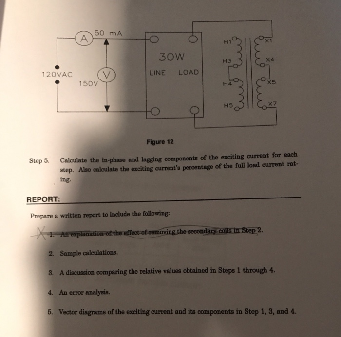 EXCITING CURRENT (OPEN CIRCUIT TEST) PURPOSE: To | Chegg.com