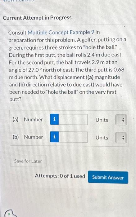 Solved Consult Multiple Concept Example 9 in preparation for | Chegg.com