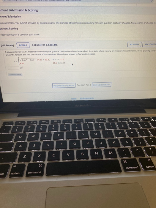 Solved ament Submission & Scoring ment Submission Is | Chegg.com